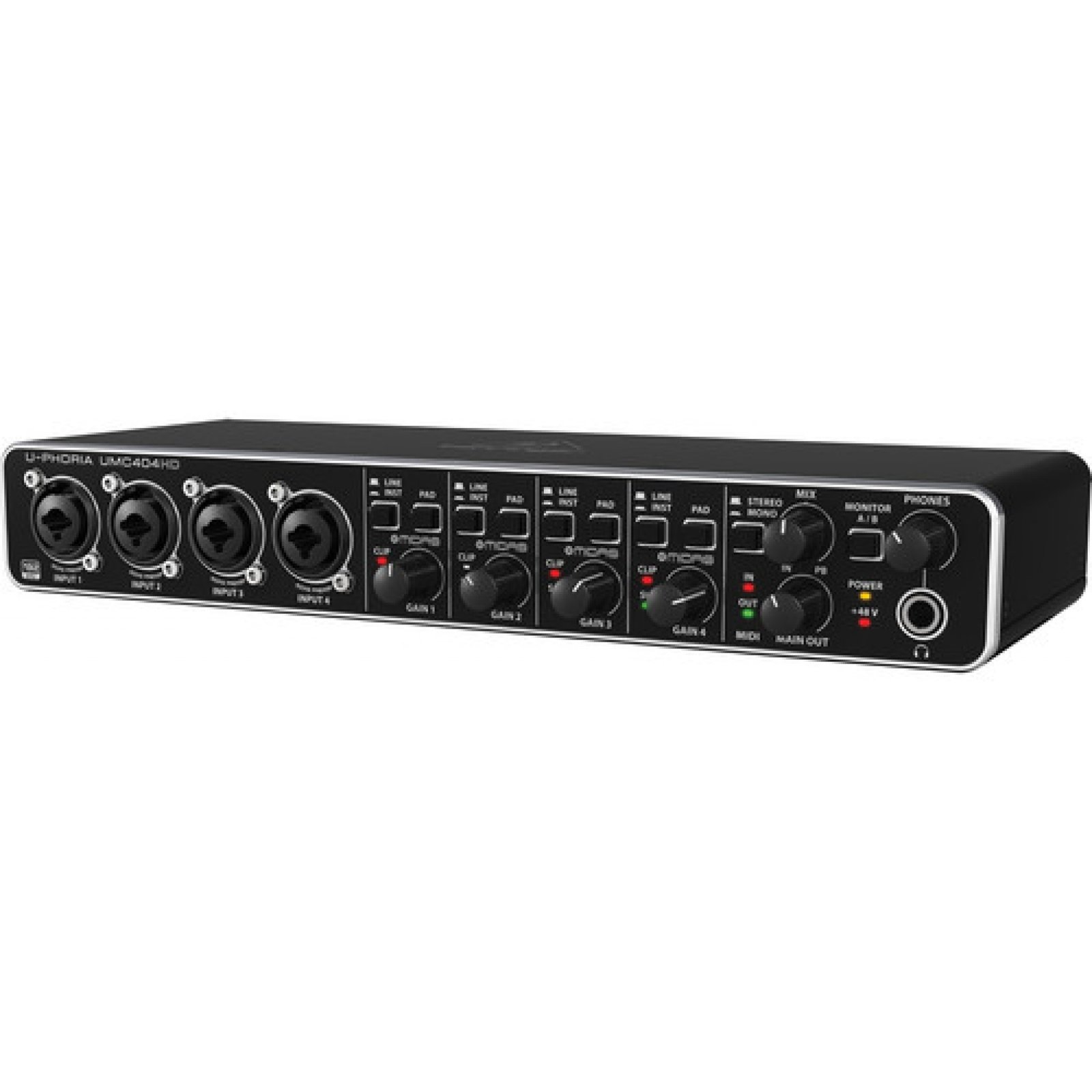 Behringer UMC404HD Audio Interface 4 Input 4 Output 24-Bit/96 kHz USB ...