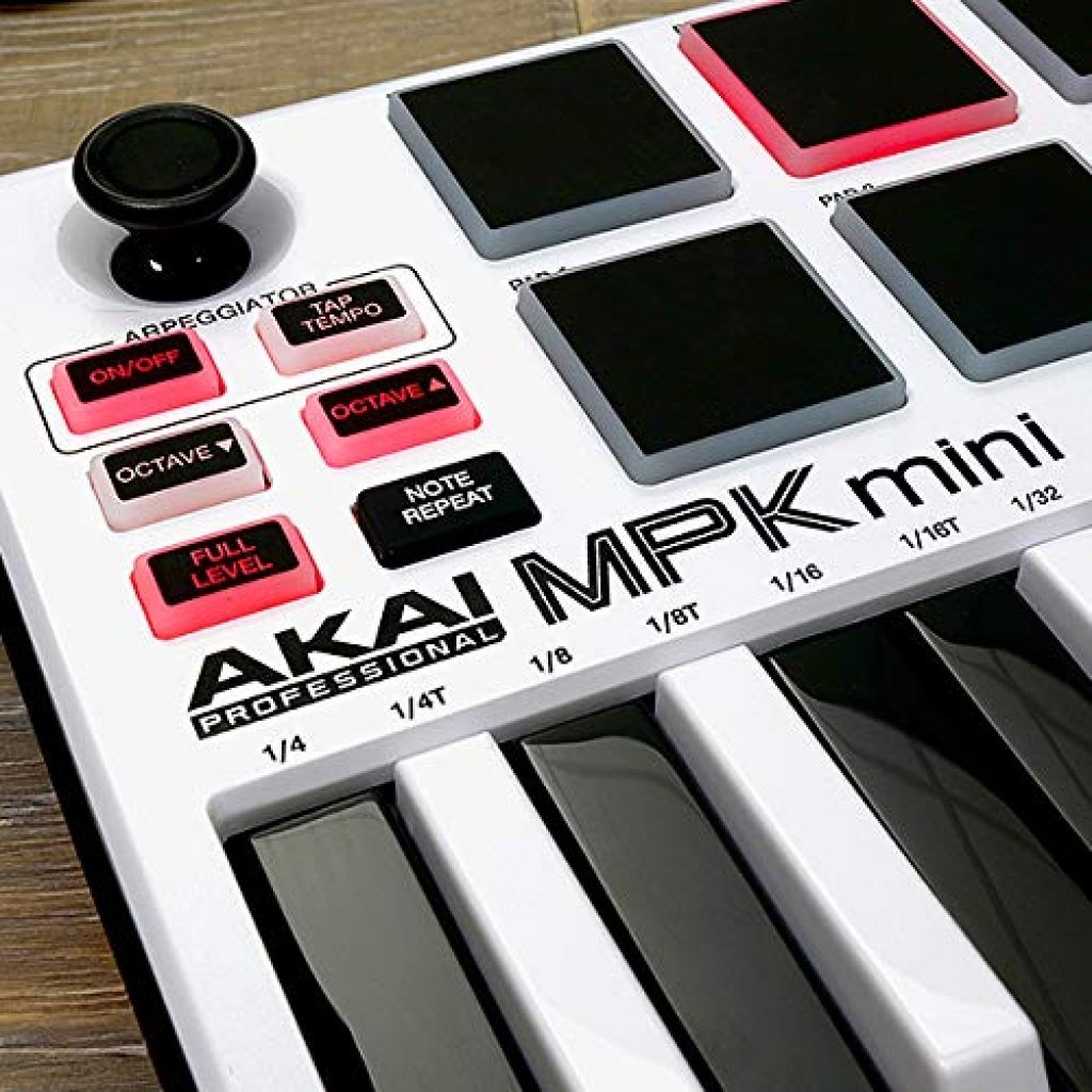 Akai MPK Mini MK2 Midi Keyboards White