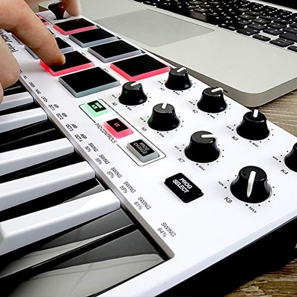 Akai MPK Mini MK2 Midi Keyboards White