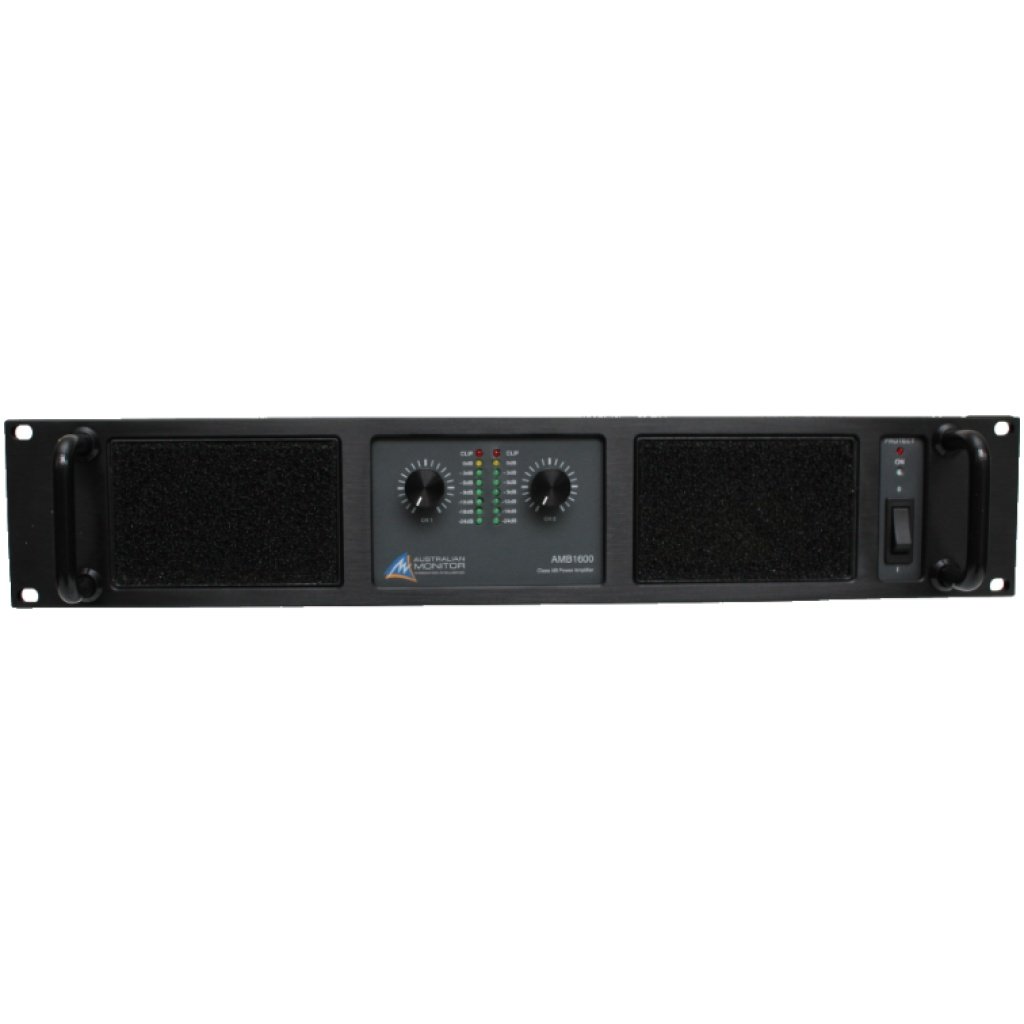 Australian Monitor AMB1600 2 x 800W Power Amplifier Rugged Low ...