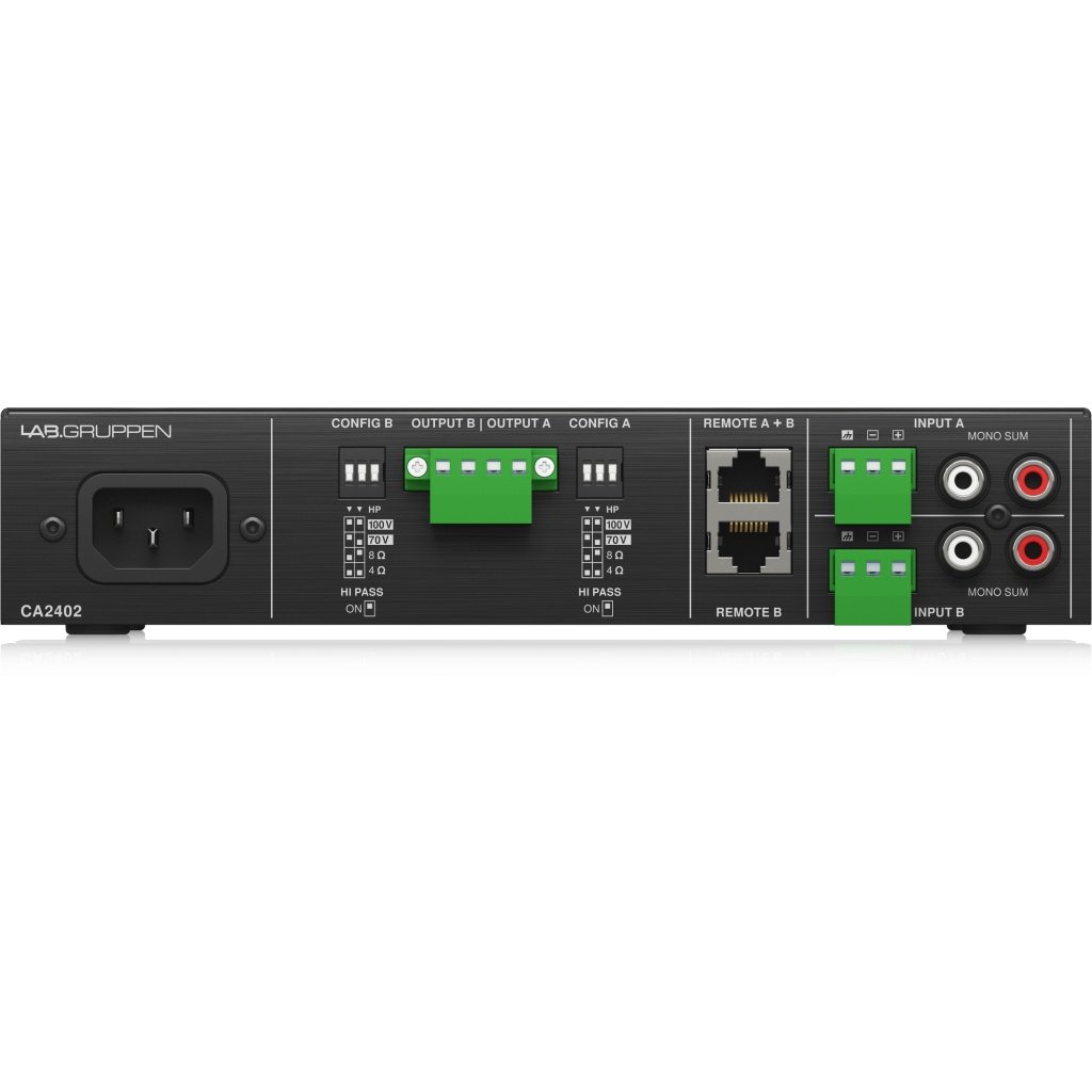 Lab Gruppen CA2402 2 x 240W Commercial Amplifier with Energy Star ...