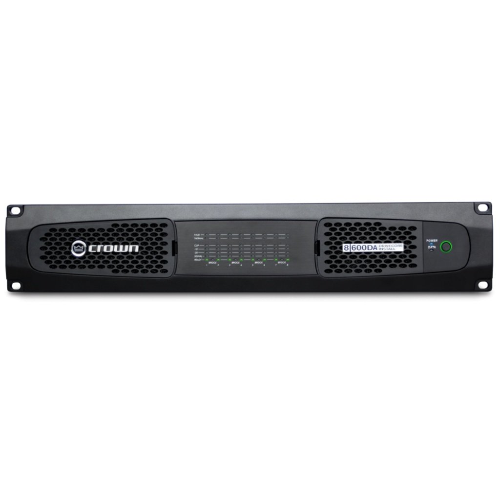 Crown Audio DCI8 | 600DA-U-EKFX 600W 8-Channel Power Amplifier