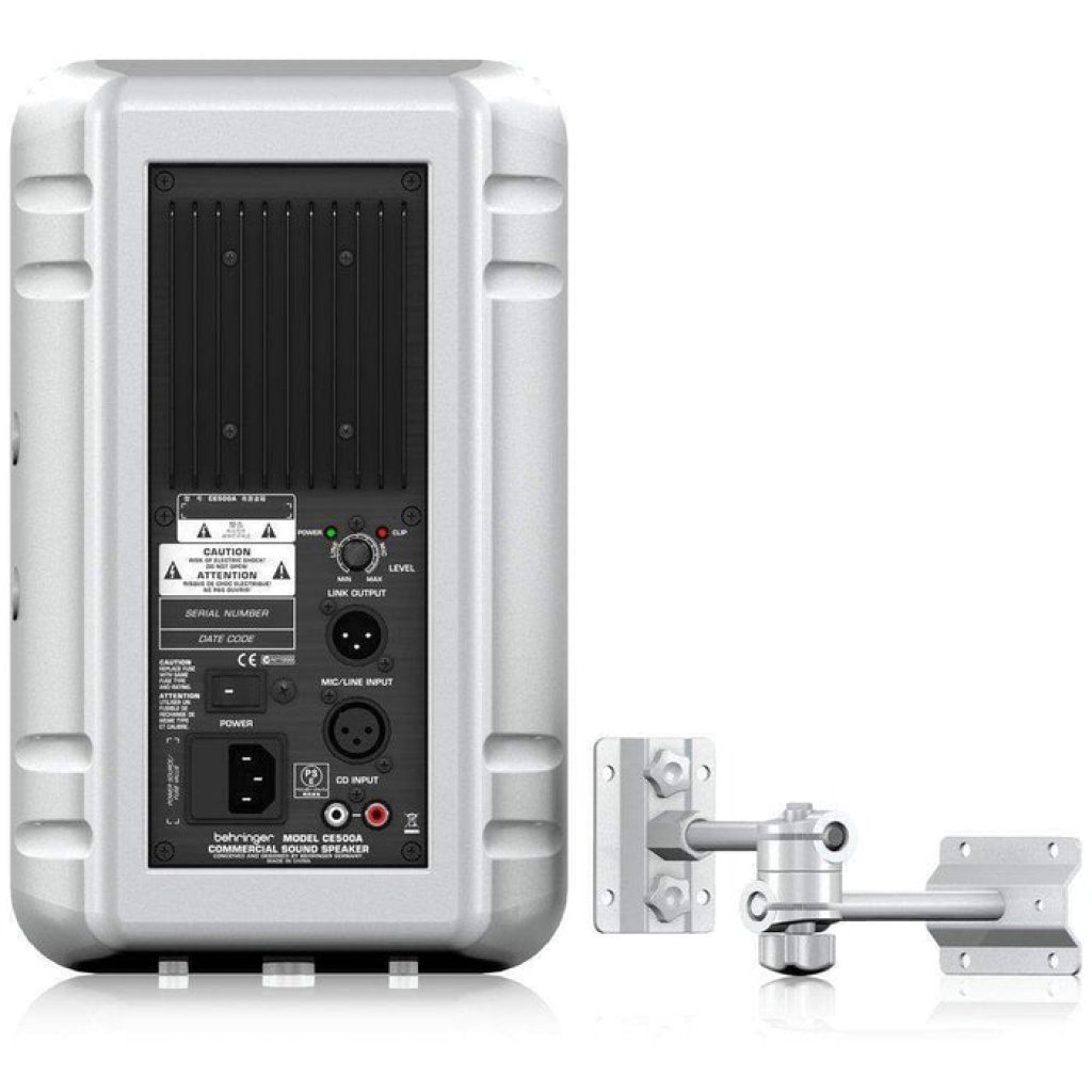 Behringer CE500AWH Speaker Powered Wall Mount 1x5.5" 80W Peak 2 Way ...