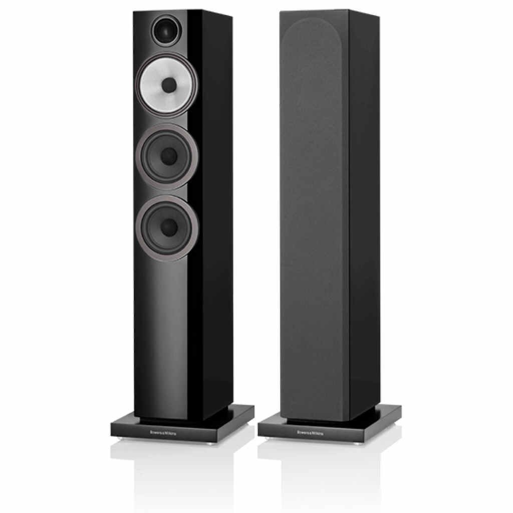 Bowers & Wilkins 704 S3 3-Way Floorstanding Loudspeaker, Gloss Black - Pair