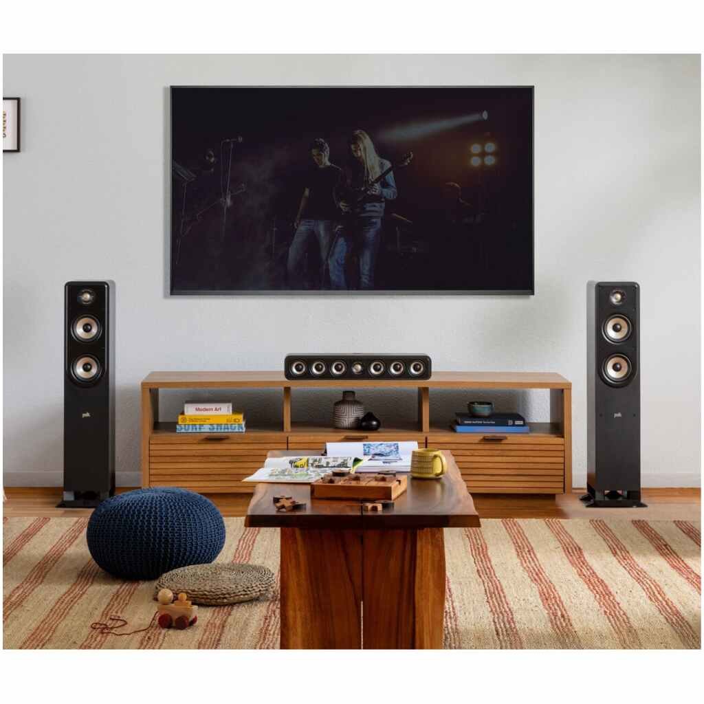 Polk Audio SIGS50ELBK Signature Elite Floorstanding Speakers - Black (PAIR)