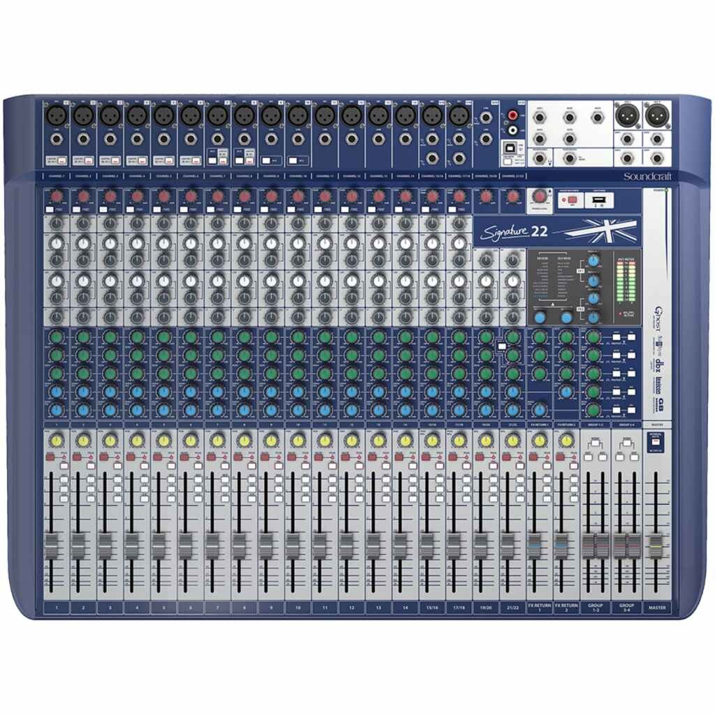 Soundcraft 5049561 Signature 22 High Performance 22-Input Small Format ...